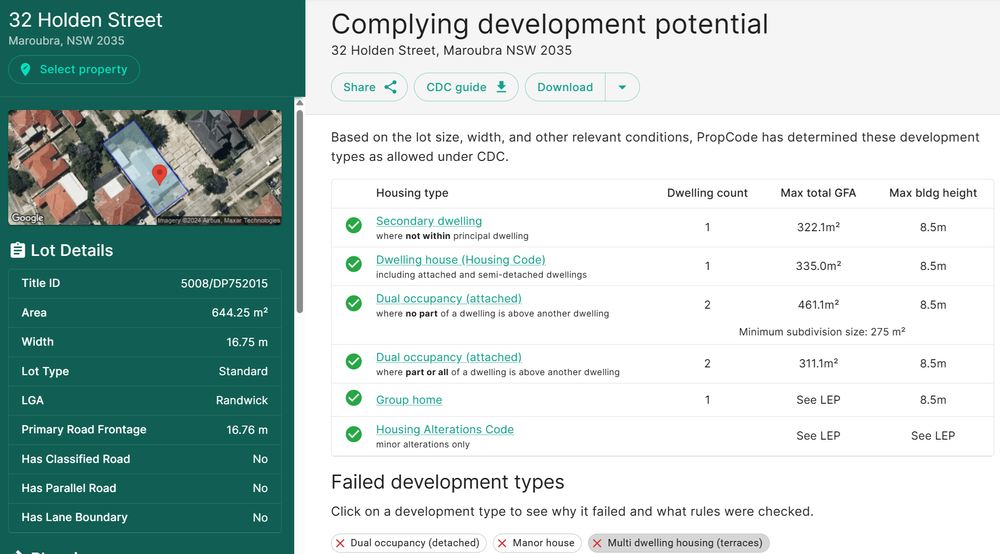 PropCode: Simplifying Complex Planning Regulations